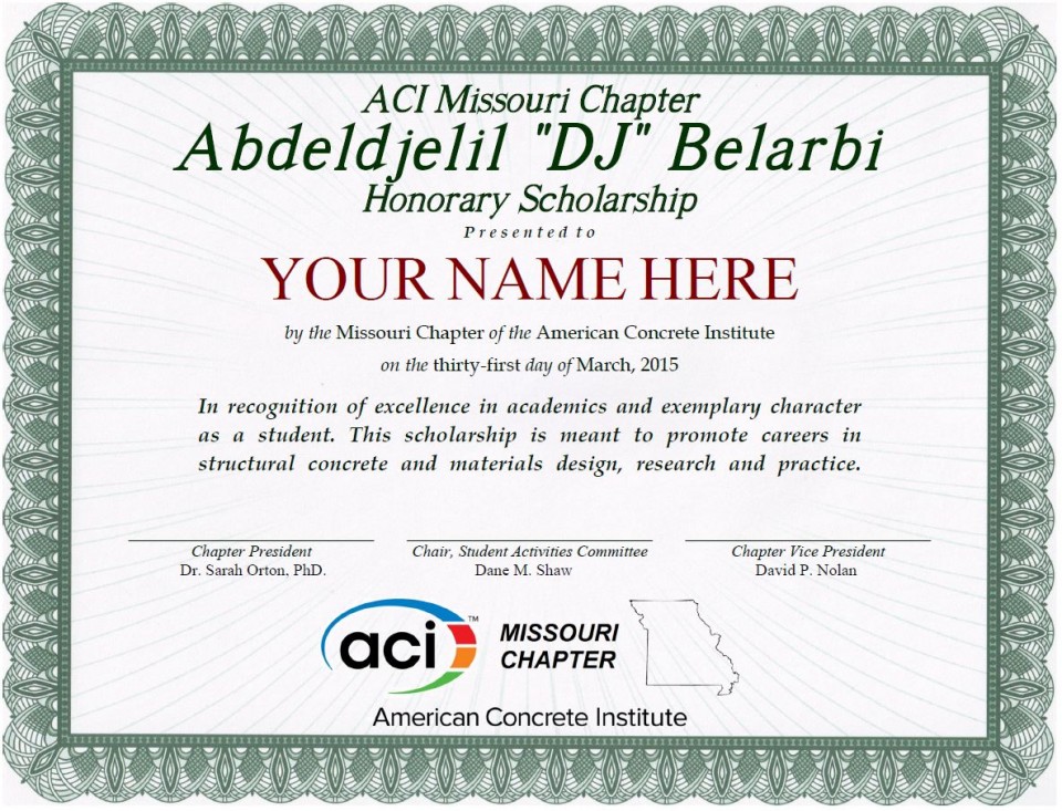 ACI – Missouri Chapter - Photo Gallery